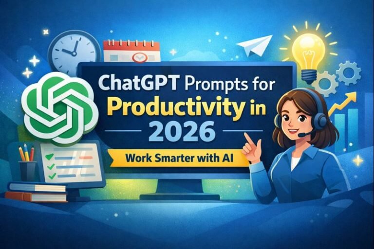 ChatGPT Prompts for Productivity in 2026: 50+ Prompts to Work Smarter