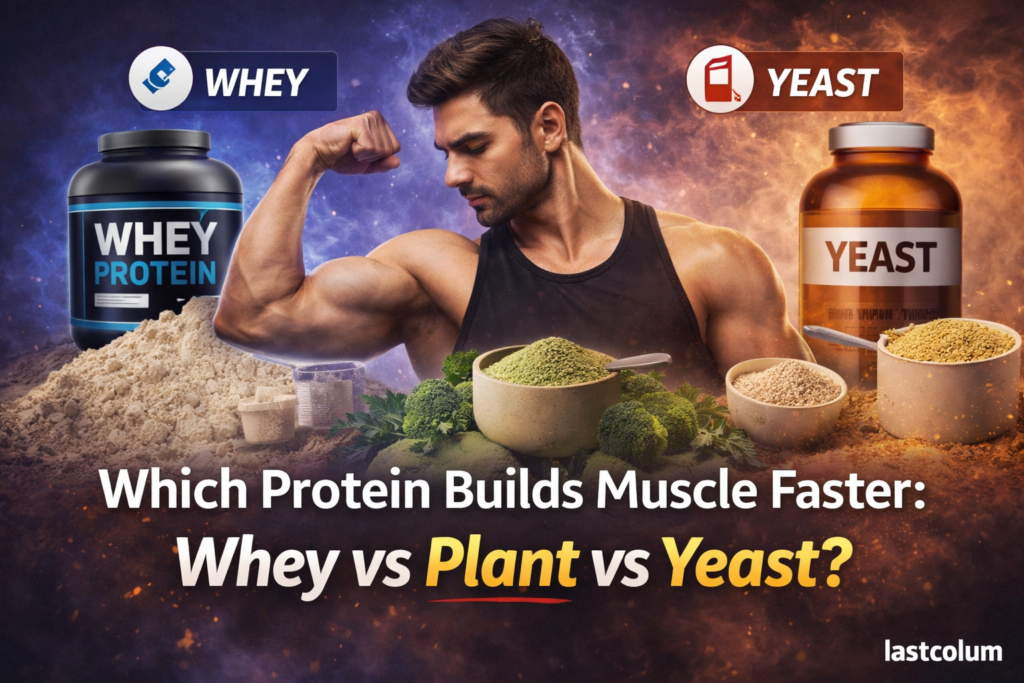 Whey vs Plant vs Yeast Protein: Which Builds Muscle Best?